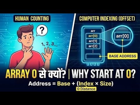 Why Array Index Starts from 0 ? | Array | DSA | Data Structure