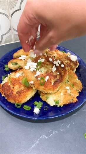 23K views · 406 reactions | Make these potato pancaked with your leftover mashed potatoes! | The Mediterranean Dish | Facebook