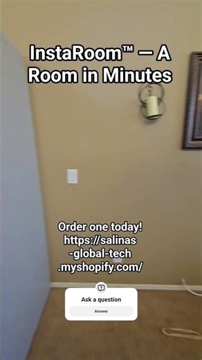 Turn any space into a room—in minutes.#InstantRoom #HomeSolutions #NoConstruction #ModernLiving #az