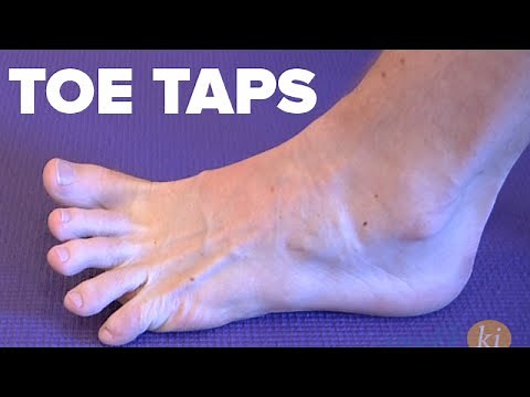 Toe Taps - Physical Exercise Rehabilitation For Ankle Injury Recovery