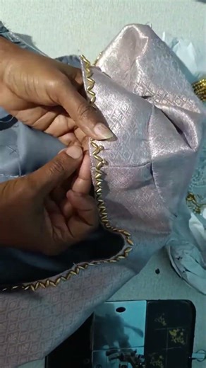 normal needle aari design stitching #tranding #fashion #normal #needlework #music #shorts