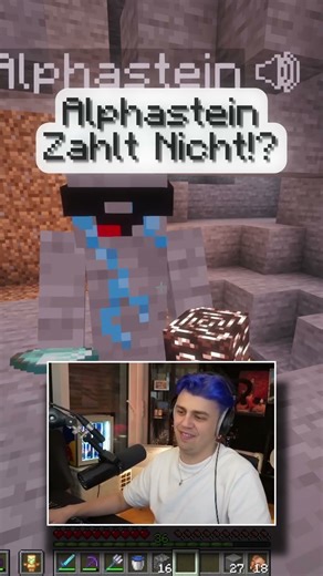 Alphastein isn't paying!? #minecraft #papaplatte #twitch