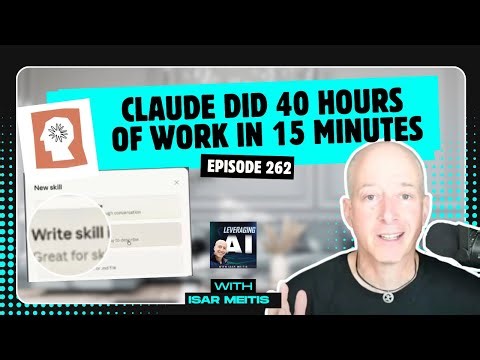 262 | Build an army of agents using Claude's Skills with no technical background with Isar Meitis