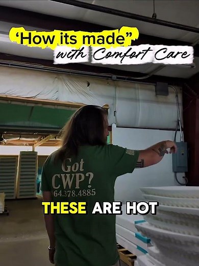 Making foam mattresses Step by Step