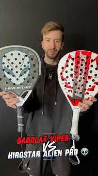 HIROSTAR ALIEN PRO VS BABOLAT VIPER 🐺 // #padel #shorts #fyp