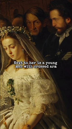 "The Unequal Marriage"., painted in 1862 by Russian artist Vasily Vladimirovich Pukirev