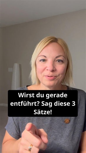 Alien-Entführung? 🛸 Diese 3 Sätze retten dich! #deutschlernen #shorts