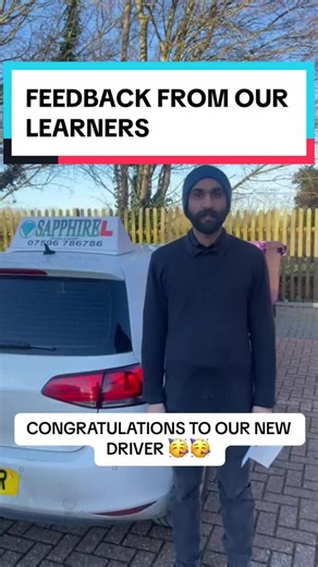 Congratulations to Our New Driver - Sapphire Driving Academy