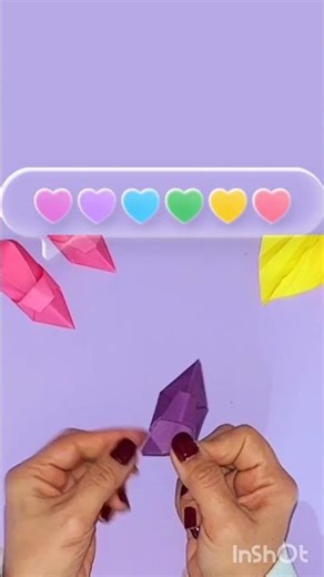 DIY Cute Paper High Heels 👠 Origami Shoe Tutorial #Shorts