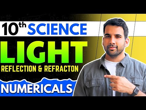 Light Reflection and refraction class 10 Numericals || Class 10 Numericals