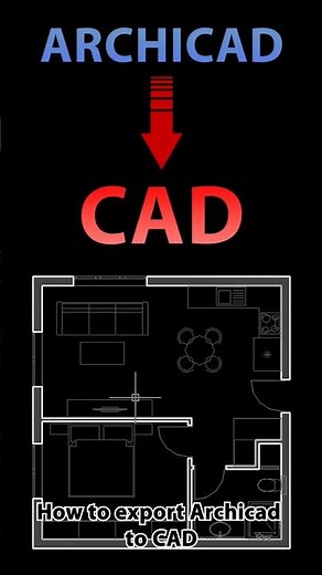 How to Export Archicad to AutoCAD