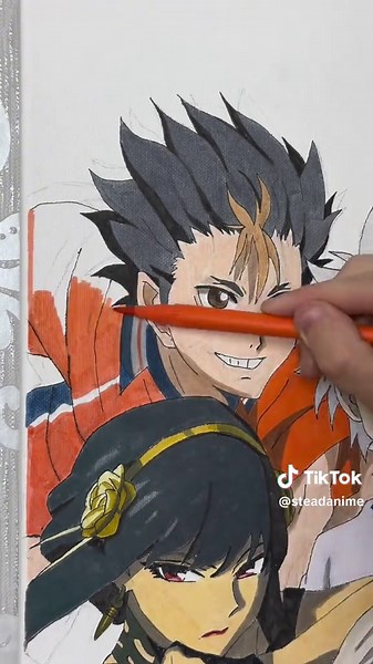 Nishinoya: Guardian Deity of Karasuno in Anime Art