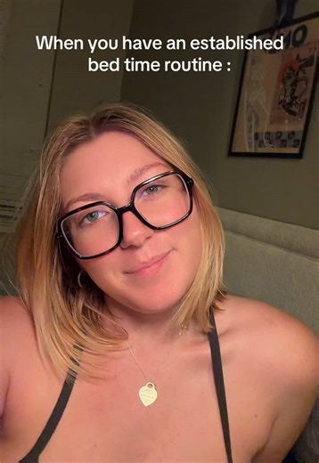 Nobody is getting between me and my structured shower, skincare, and bed rotting - especially during the week lol