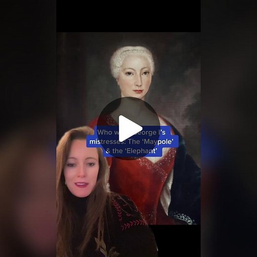 Learn about the influential women at George I’s Royal Court, nicknamed the ‘Maypole’ and the ‘Elephant’! #history #historytiktok #historytok #historytime #historyfact #historytiktokers #historyfacts #royalhistory #18thcentury #womenshistory #