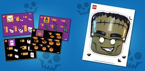 Halloween activity packs from LEGO VIP Rewards Centre