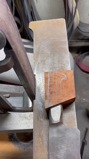 Just a little pre form shaping on this integral handle. What you think the pattern is? 🧐😁