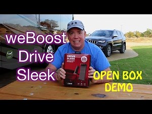 weBoost Drive Sleek - DOES IT WORK? Open Box and Demo!