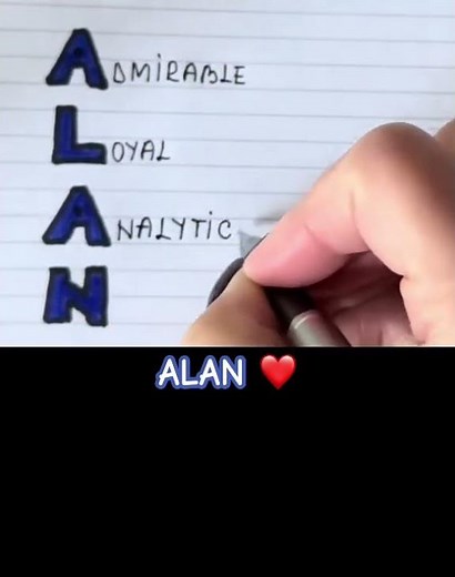 Meaning of the name ALAN #meaning #name #alan