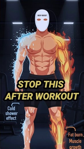 Stop Killing Your Workout Results! Don’t Take a Cold Shower After Training ❌