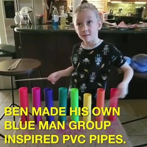 621 reactions · 49 shares | When you make your own PVC Pipes  Thanks for sharing, Ben!  | Blue Man Group | Facebook