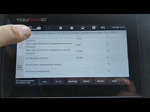 BMW AC Troubleshoot Blowing Warm | Check Codes, AC Compressor & Temperature Sensors YOUCANIC Scanner