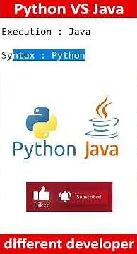 Python VS Java | 💻 Which programming language is best ?