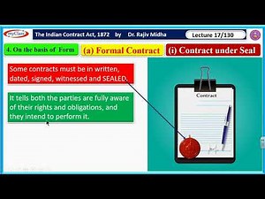17 Formal and Simple Contract