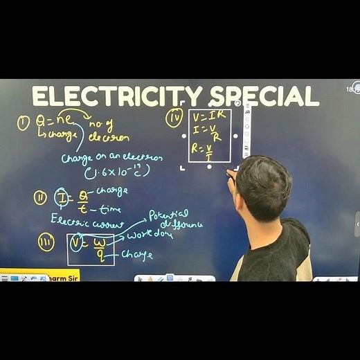 ⚡ Electricity Formulas Made Easy! ⚡ElectricityClass10 #Class10Science #ElectricityFormulas #OhmsLaw