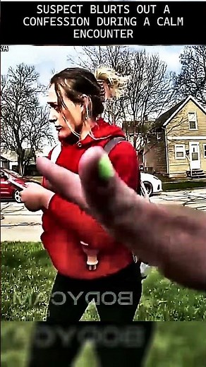 Suspect blurts out a confession during a calm encounter #cops #police #copsoftiktok #policeofficer