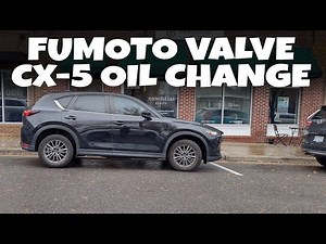 MAZDA CX-5 | Easy Fumoto valve oil change