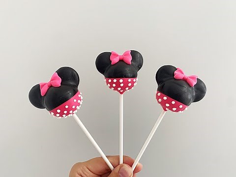 HOW TO MAKE MINNIE MOUSE CAKE POPS