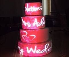 Projection Mapping on a Wedding Cake