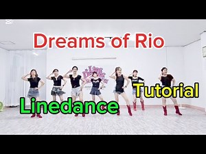 🌹Dreams of Rio Linedance (Beginner) - Tutorial 🌺 Dreams of Rio Linedance Tutorial