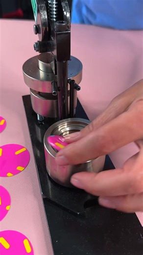 197K views · 560 reactions | Custom button made with MPRO 1.5" Manual Press This machine is perfect for making magnets, pins, keychains, shoelace charms, and so much more | MPRO | Facebook