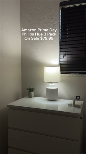 The only lightbulbs I will ever buy from now on. I am absolutely obsessed. This 3 pack is on sale for a limited time for $79.99 on Amazon. #amazonfinds #primeday #amazon #philipshue