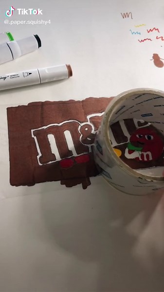 DIY M&M Paper Squishy Tutorial | Fun and Easy Craft Ideas