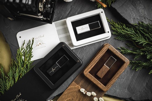 Boîte USB en bois personnalisée, Clé USB en cristal faite main, Gravure gratuite, Clé USB fiable haut de gamme, Cadeau photo personnalisé - Etsy France