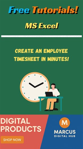 Want to track employee hours the easy way? Here's a quick guide on how to create a complete timesheet with Total Hours, Regular Hours, and Overtime—perfect for businesses, freelancers, and HR beginners! #TimesheetTutorial #ExcelTipsPH #PayrollMadeEasy #WorkHoursTracker #OvertimeCalculator #ExcelForBeginners #OfficeHacksPH #HRTools #ProductivityTips #SmartTracking #ExcelMagic #SpreadsheetHacks #BusinessToolsPH #learnwithme | Marcus Andreno