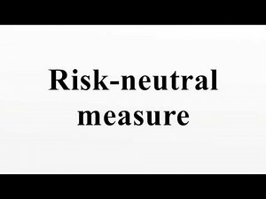 Risk-neutral measure