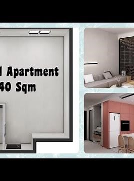 Small apartment design 40 Sqm | Home Design Ideas | Apartment design for couples | D&R Ideas