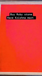 Buy ruby stone #Rubystone #rubystones #Ruby #rubyprice #rubygemstone #manik #manikprice #harekrishnamart #gemstones #certifiedstone #originalstone Buy now:-www.harekrishnamart.com | Harekrishnamart.com