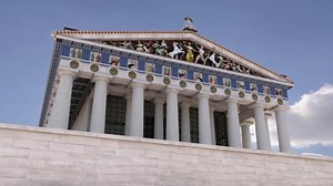 Le Parthénon retrouve ses couleurs ! - Extrait vidéo Des Racines et Des Ailes