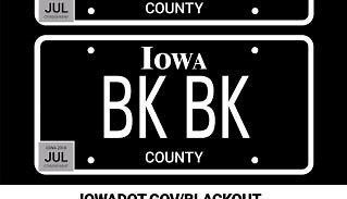 'Nothing has ever really been like this': The story behind Iowa's unprecedentedly popular blackout license plates