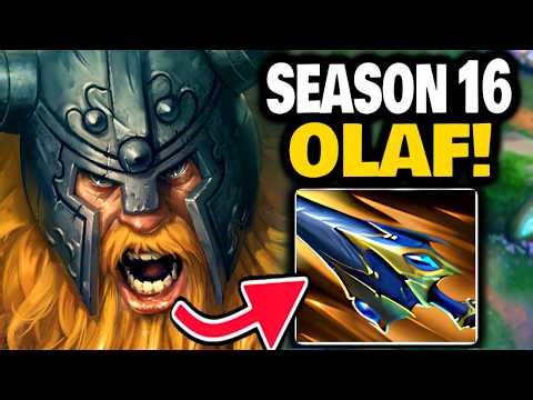 HOW to OLAF jungle in SEASON 16!!!
