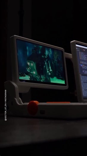 This 3D-printed dual-screen cyberdeck by SECTOR 07 channels vintage sci-fi vibes. Powered by a Raspberry Pi 5, it features a mechanical keyboard with interactive LED modes, auxiliary buttons, a rotary knob, and a slider. What are your thoughts on the design? Video: @sector_07_en #3dprinting #cyberdeck #raspberrypi | Digital Trends
