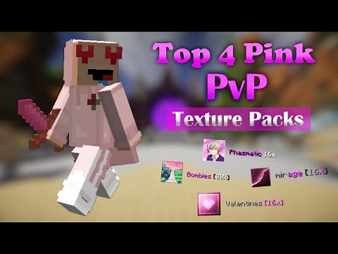 Best PINK PvP Texture Packs | Minecraft 1.8.9