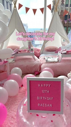 Come set up my tween daughter’s birthday party with me! I gave her a dreamy teepee sleepover party and she absolutely LOVED IT! #tweenbirthday #teepeesleepoverparty #teepeesleepover #teepeeparty #birthdayeepover #slumberparty #sleepoverideas #tweenpartyideas #partyplanning #momsoftiktok #diypartydecor #iamtraeh #RaeganTurns12
