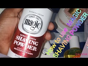 How to use MAGIC SHAVING POWDER /review & first impression