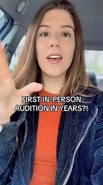 First in person audition in YEARS #acting #audition #actress #auditiontips