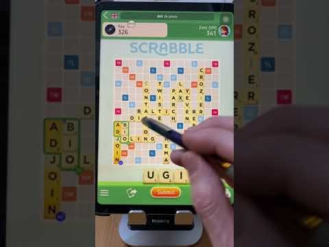 Scrabble GO - beating Zoey (computer, Grand Master level) 456-440